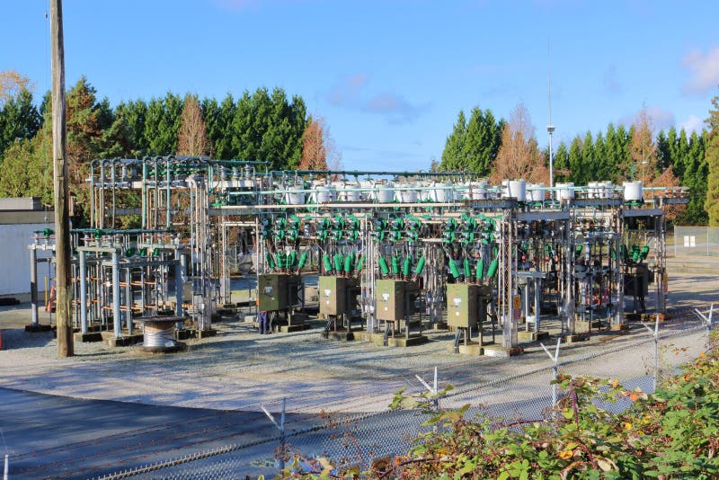 Vancouver Electric Sub-Station Editorial Stock Photo - Image of city ...
