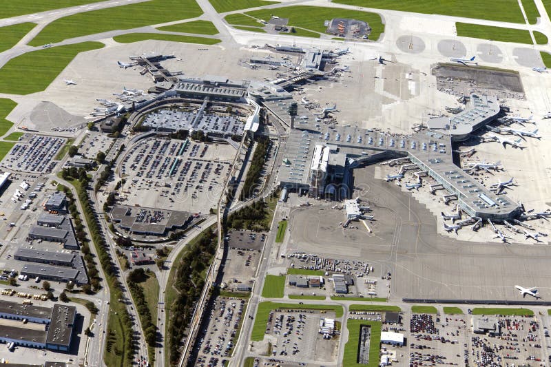 Vancouver Airport YVR, British Columbia Stock Image - Image of exterior ...
