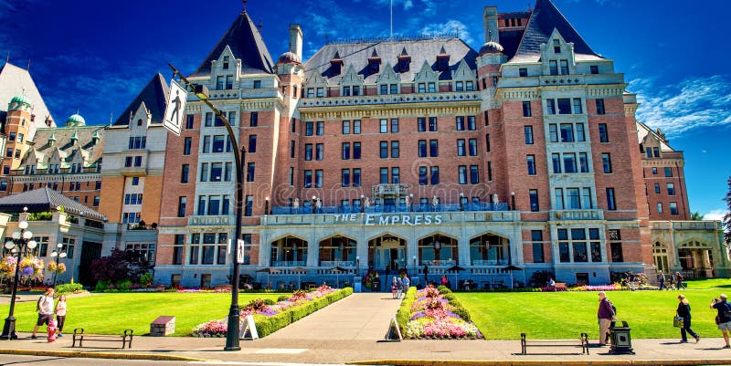 Vancouver Island, Canada - August 15, 2017: Exterior View of the ...