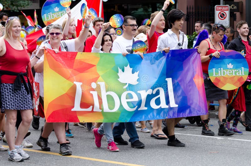 2016 Vancouver Pride Parade in Vancouver, Canada Editorial Stock Photo ...