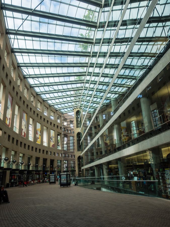 Vancouver BC Public Library Canada Stock Photo - Image of central, city ...