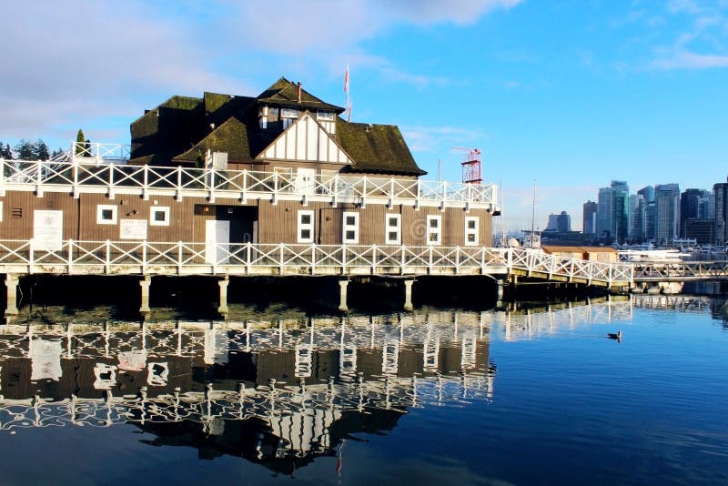 Vancouver rowing club stock image. Image of building - 41215483