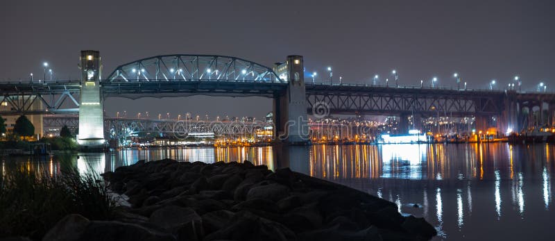 Burrard Bridge stock image. Image of business, historic - 127137799