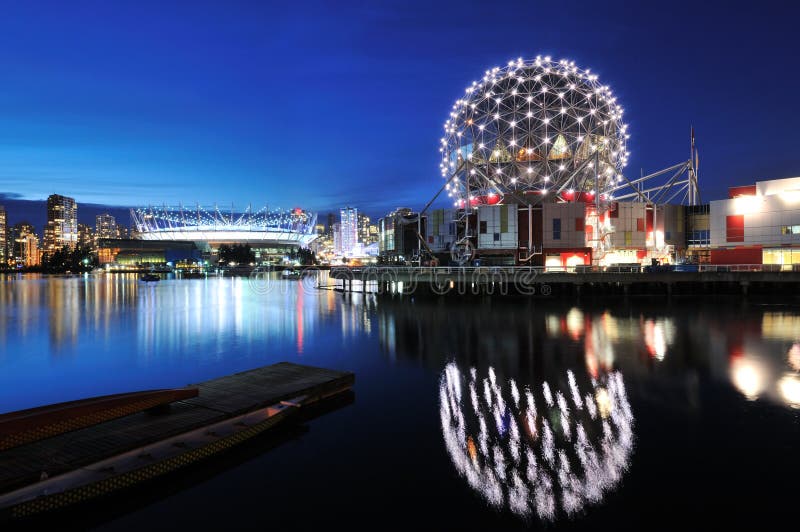 Vancouver Science World and BC Stadium Editorial Photography - Image of ...