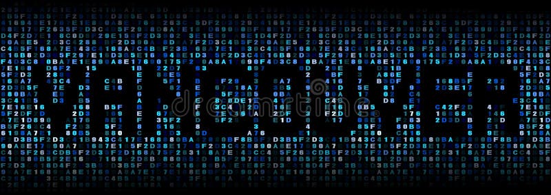 Vancouver Text on Hex Code Illustration Stock Illustration ...