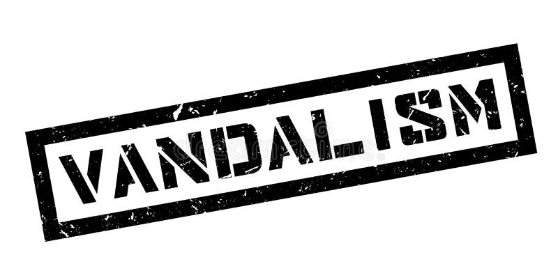 Vandalism rubber stamp stock illustration. Illustration of grunge ...