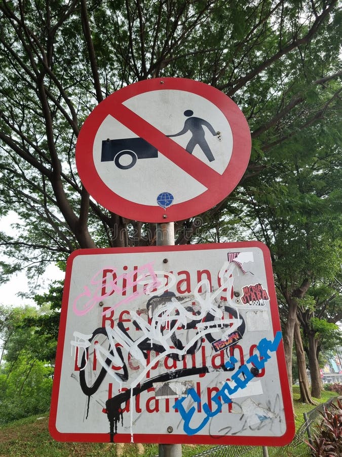 Vandalized Warning Sign Stock Photos - Free & Royalty-Free Stock Photos ...