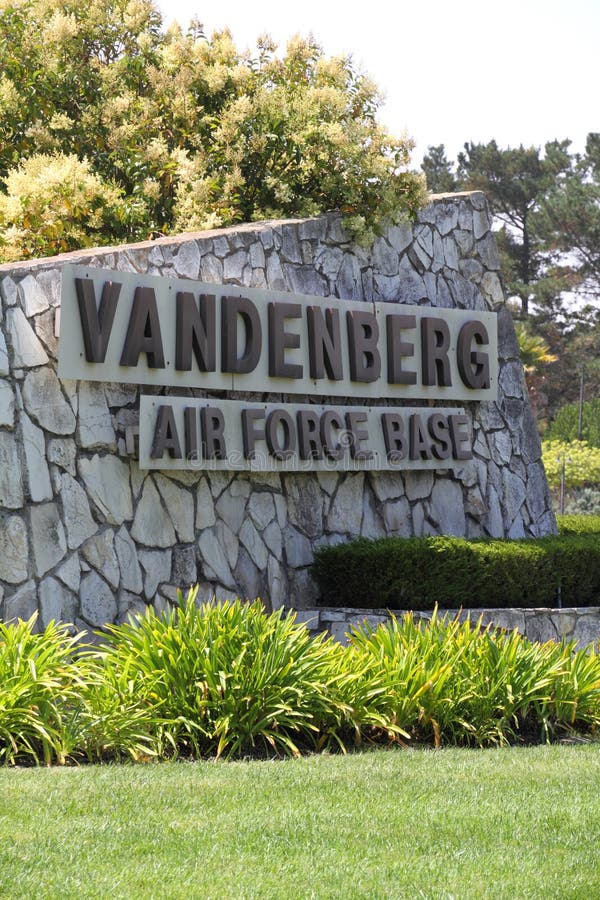 Vandenberg Air Force Base Entrance Near Rocket Launch Sites. Editorial ...
