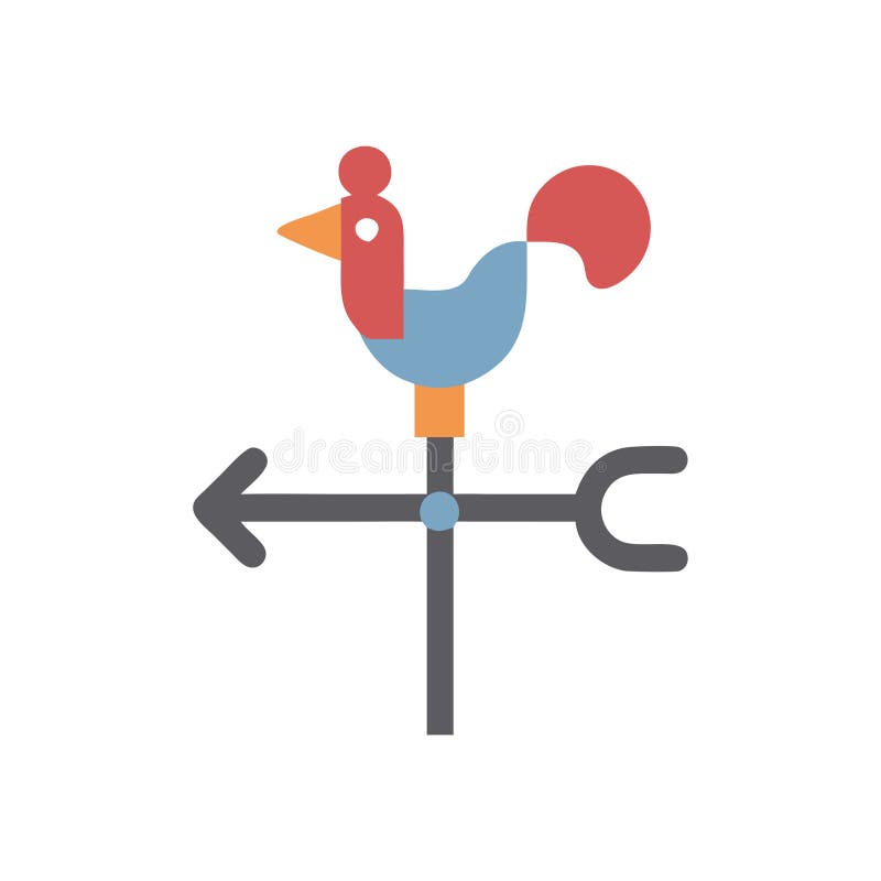 Vane Icon for Weather Direction Stock Vector - Illustration of ...