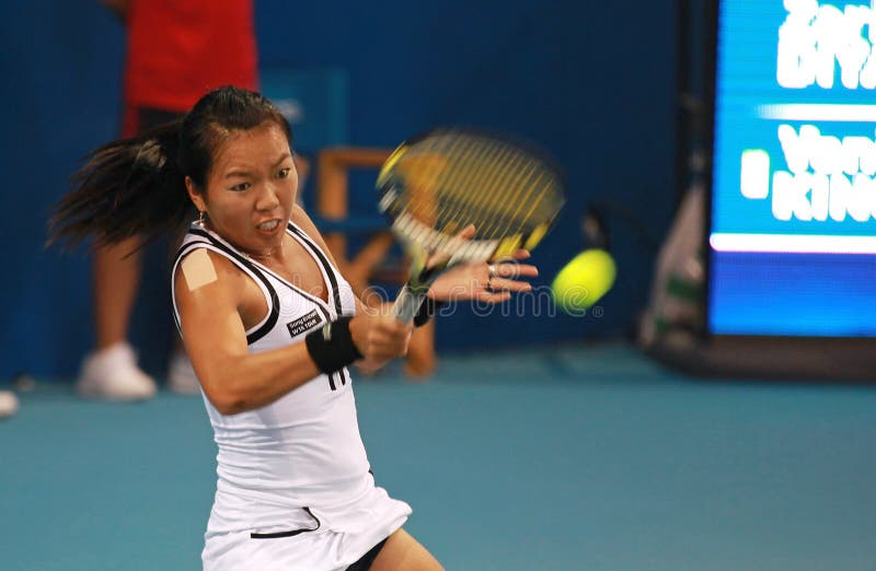 Vania King in Action at the 2010 China Open Editorial Photography ...
