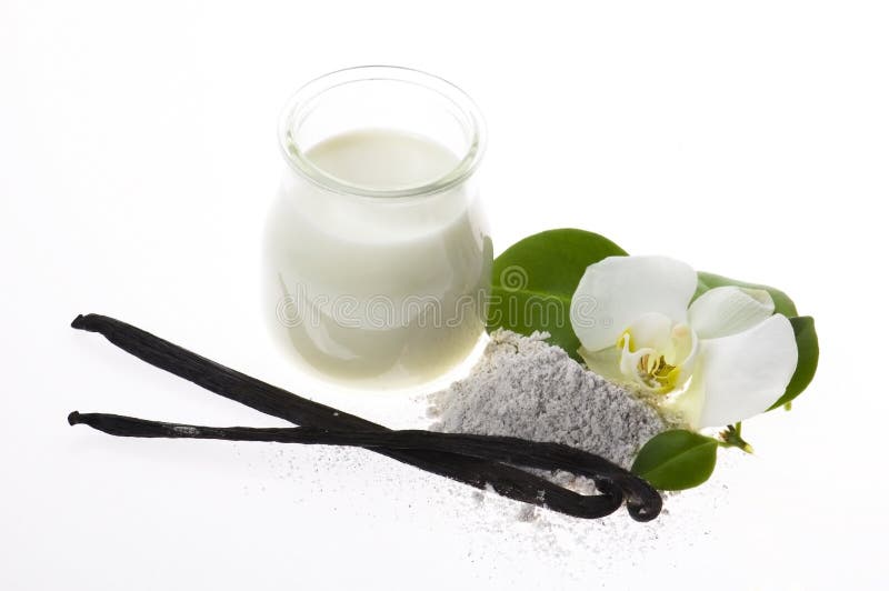 Vanilla Beans Aromatic Sugar Milk Flower Stock Photos - Free & Royalty ...