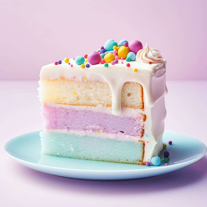 Vanilla Cake for Birthday Party, Event, Banner, Flyer or Advertising ...