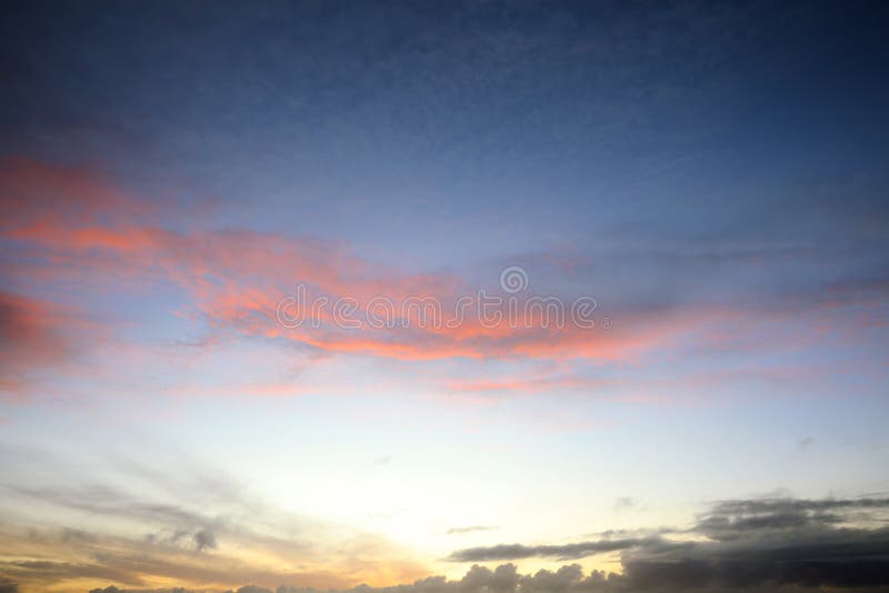 Vanilla Clouds, Sunset in Iceland. Stock Image - Image of golden ...
