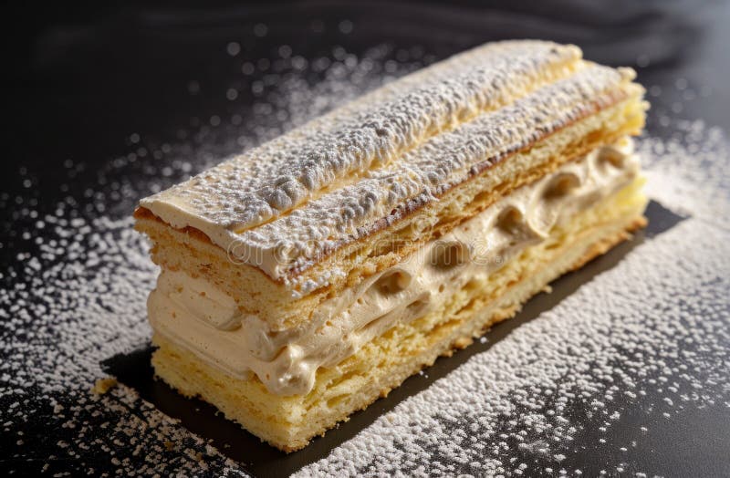 Vanilla Cream Choux Pastry Cake for Sale Stock Image - Image of vanilla ...