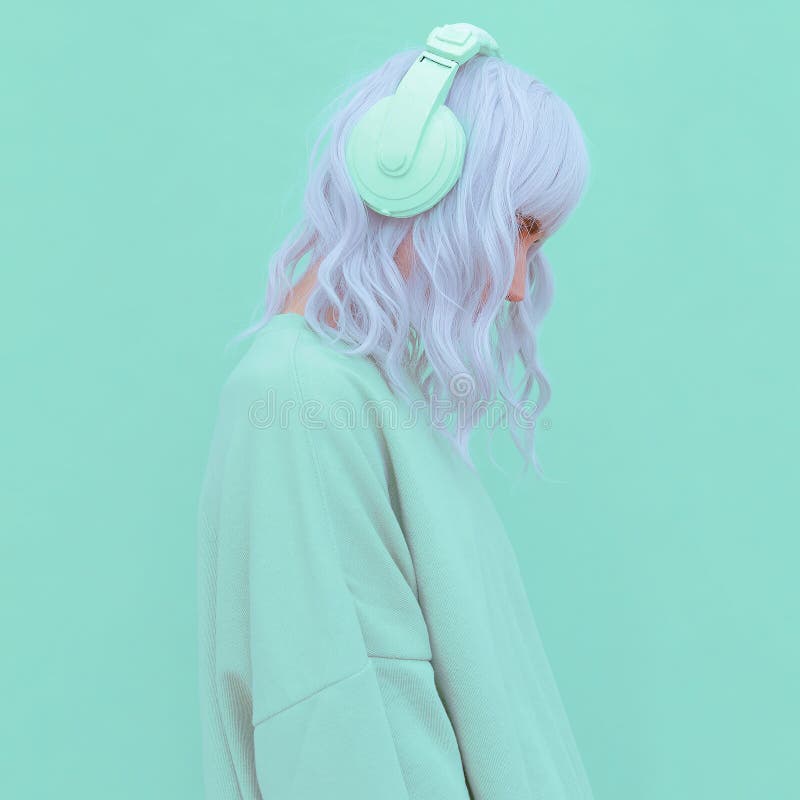 Vanilla Fresh Urban Summer Style Girl 90s Aesthetic Monochrome Color