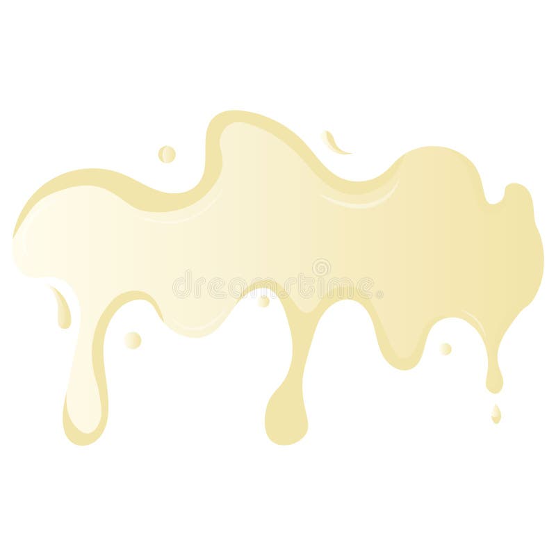 Vanilla Splash Illustration with Abstract Design Stock Illustration ...