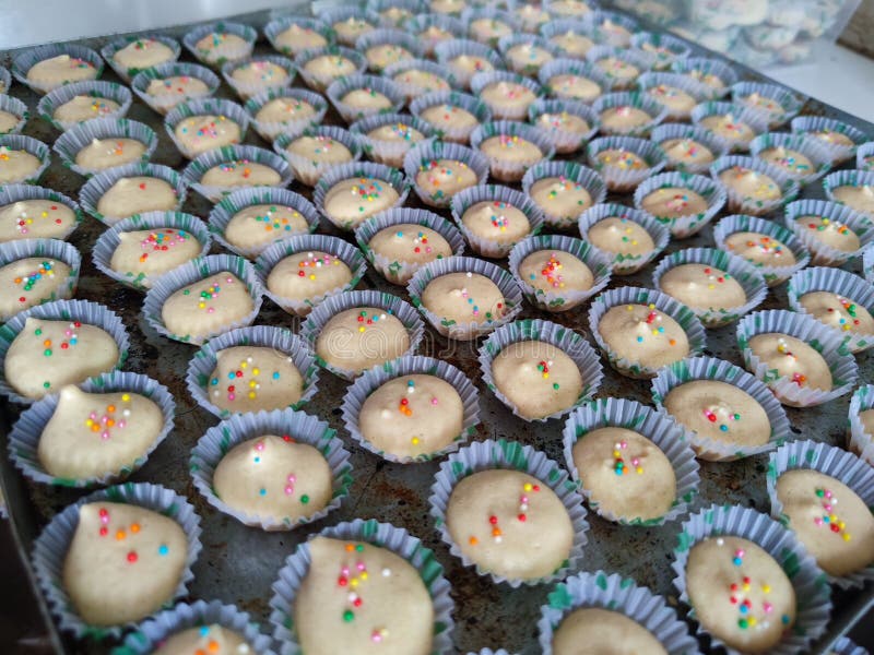 Vanilla Flavored Mini Dry Sponge Cake Stock Photo - Image of mini, cake ...