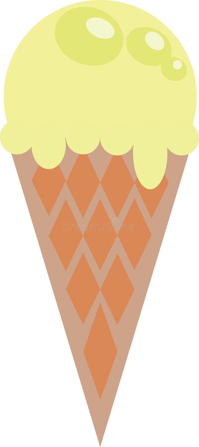 Vanilla ice cream draw stock vector. Illustration of creative - 96456127