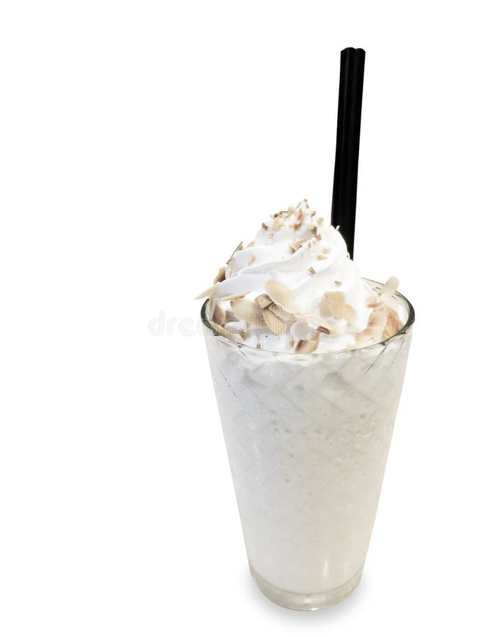 Vanilla Milkshake stock photo. Image of drink, creamy - 164786652