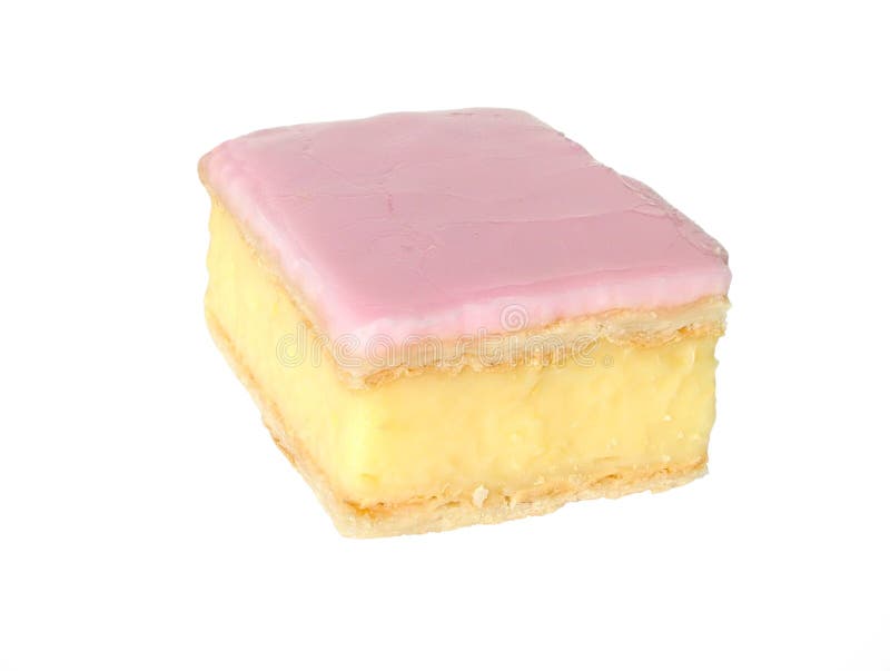 Vanilla slice stock photo. Image of bakery, slice, yellow - 504470