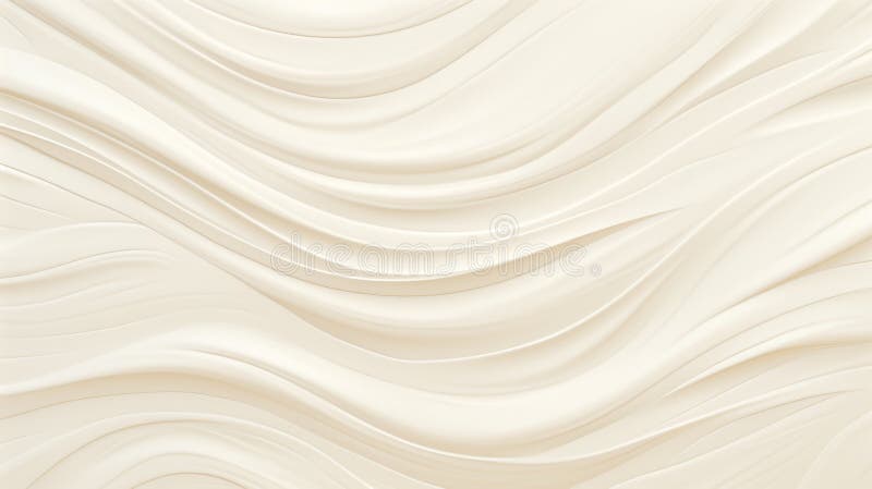 Vanilla Wavy Texture Soft White Background with Ivory Touch Stock ...