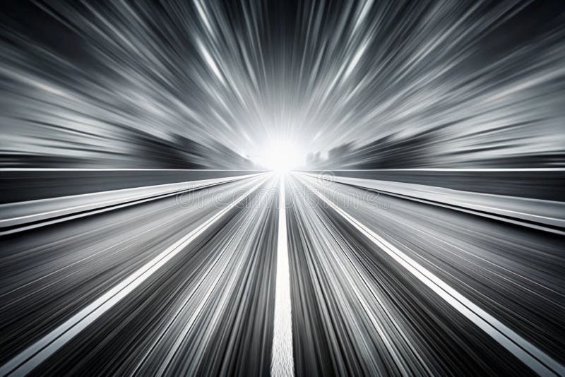 Vanishing Point Background, Speed Lines Pattern, Black and White ...