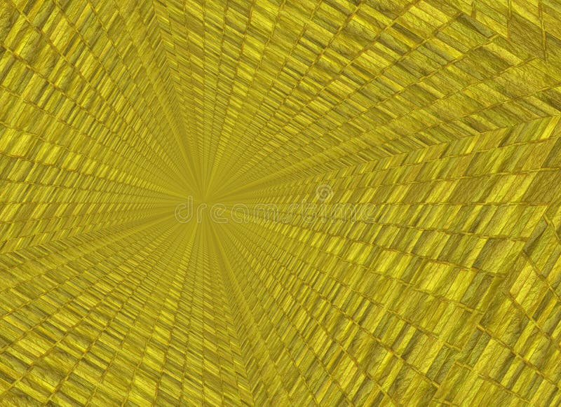 Vanishing Point Perspective of Gold Bar Backgrounds Stock Illustration ...