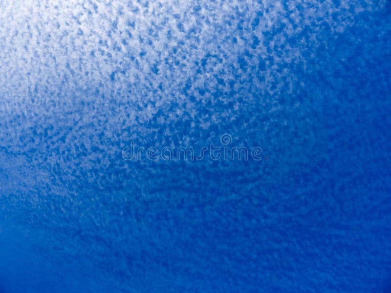 Vanishing White Clouds in View from Ground Stock Image - Image of ...