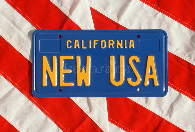American Flag License Plates Front Car Stock Photos - Free & Royalty ...