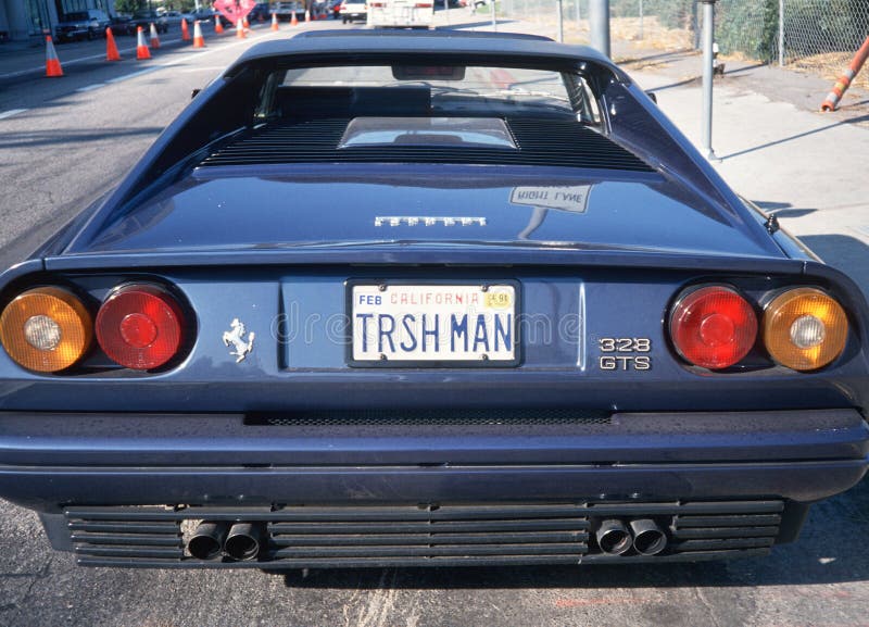 Vanity License Plate - California Editorial Photo - Image of ...