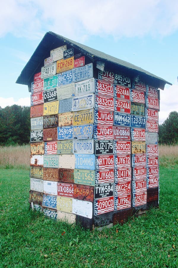 Vanity License Plate - Michigan Editorial Stock Image - Image of ...