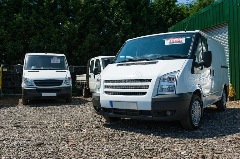 Vans for sale stock photo. Image of business, machine - 60512626