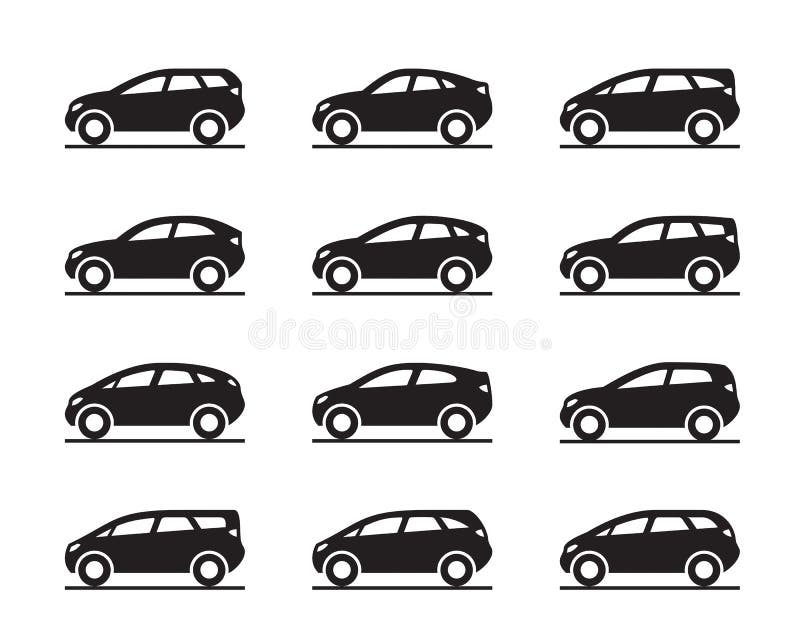 Vans and Sport Utility Vehicles Stock Vector - Illustration of travel ...