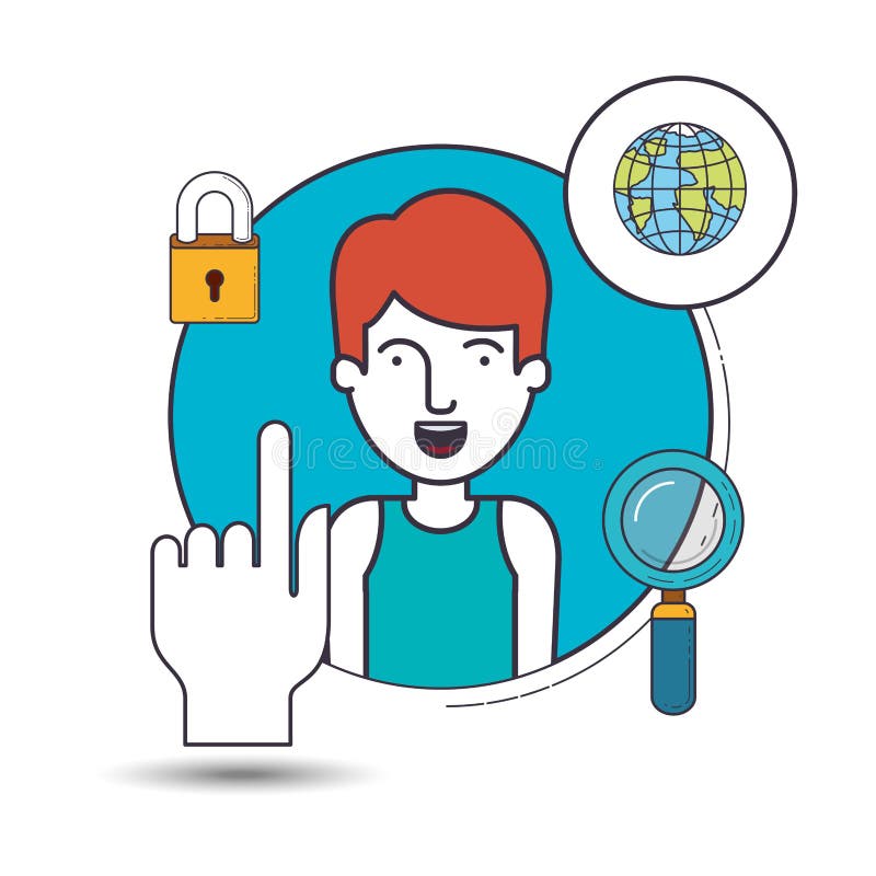 Vantagens Da Imagem Do Internet E Da Tecnologia Digital Ilustração do ...