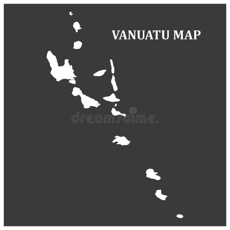 Vanuatu region map stock vector. Illustration of silhouette - 338293653