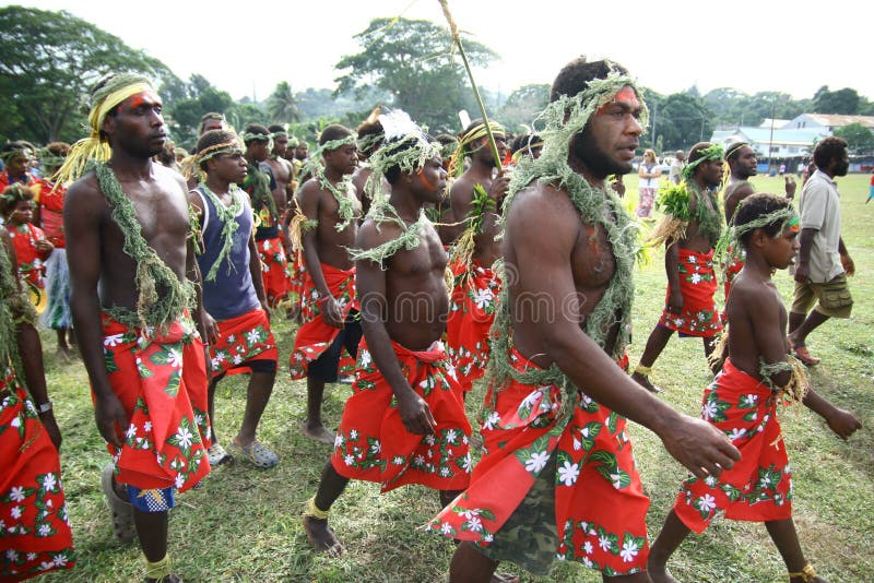 Native people in Vanuatu editorial photo. Image of green - 19913771