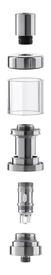 Vape Electronic Cigarette With Atomizer Components Stock Image - Image ...