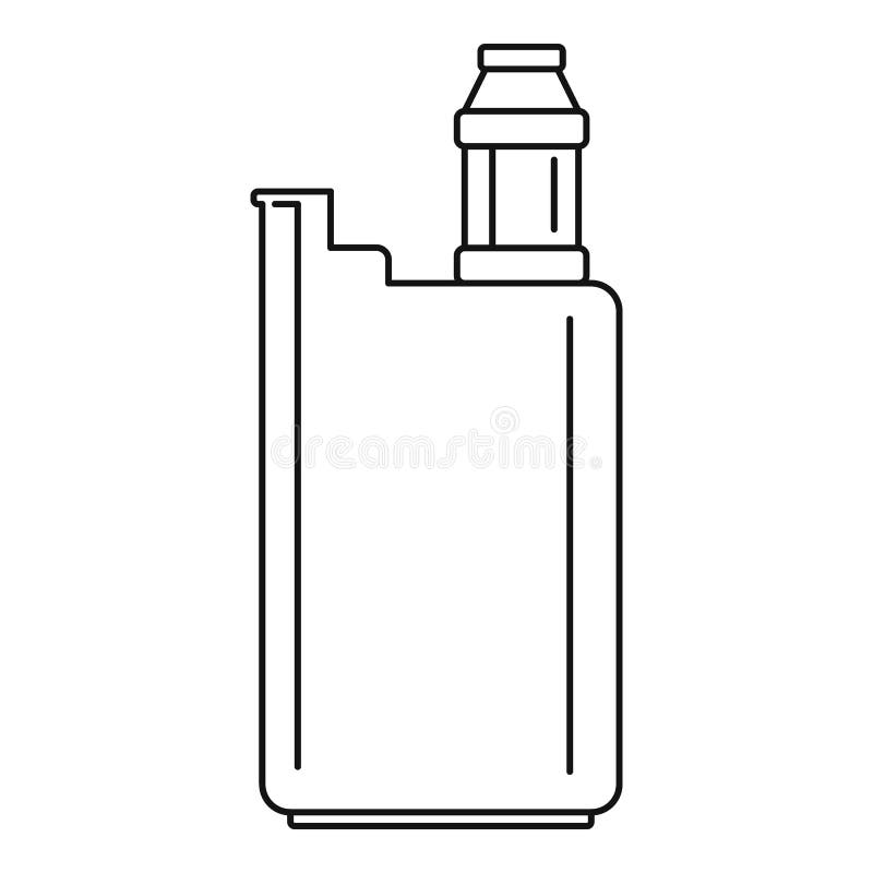 Vape Box Icon, Outline Style Stock Vector - Illustration of outline ...