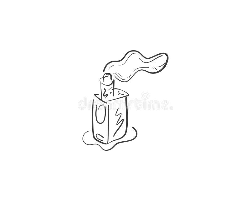 Vape doodle icon stock vector. Illustration of electronic - 128045389