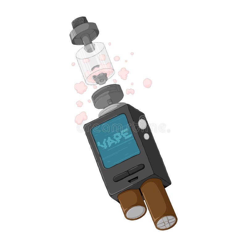 Vape Mod Kit Construction with Rebuildable Dripping Tank Atomizer ...