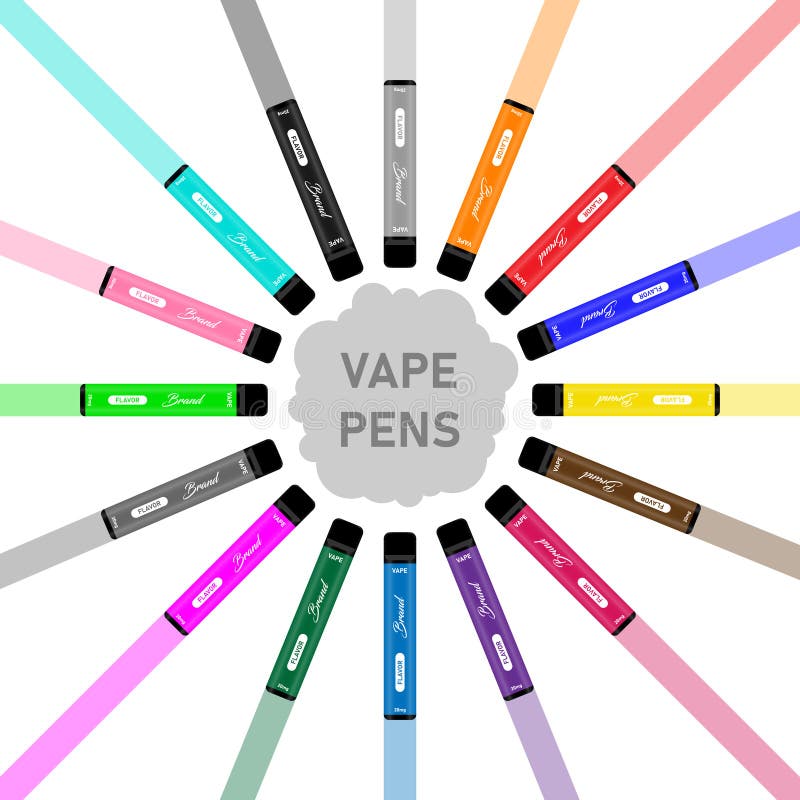 Vape Pen Disposable Electronic Vape Pen Cigarettes E-cigarettes in ...