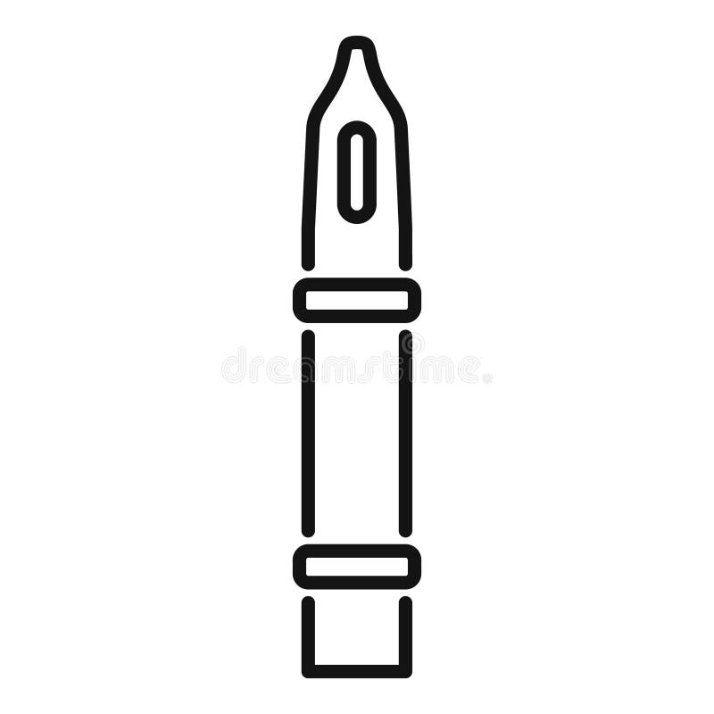 Vape Pen Electronic Cigarette Icon Outline Style Stock Illustration Illustration Of Health
