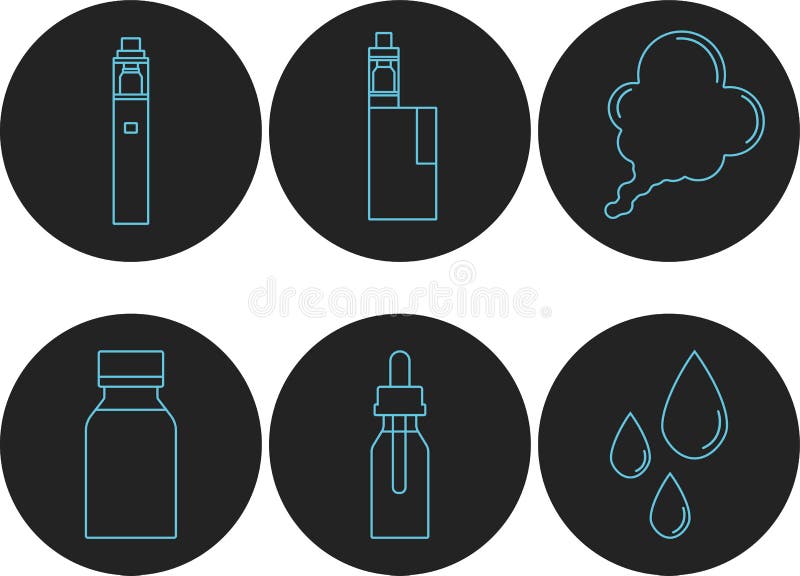 Vaping Symbols Stock Illustrations – 13 Vaping Symbols Stock ...