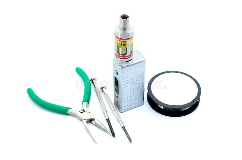 Vaping Atomizer tools stock image. Image of vapowire - 60295939