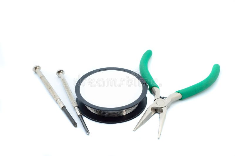 Vaping Atomizer tools stock photo. Image of vape, nuts - 60296046