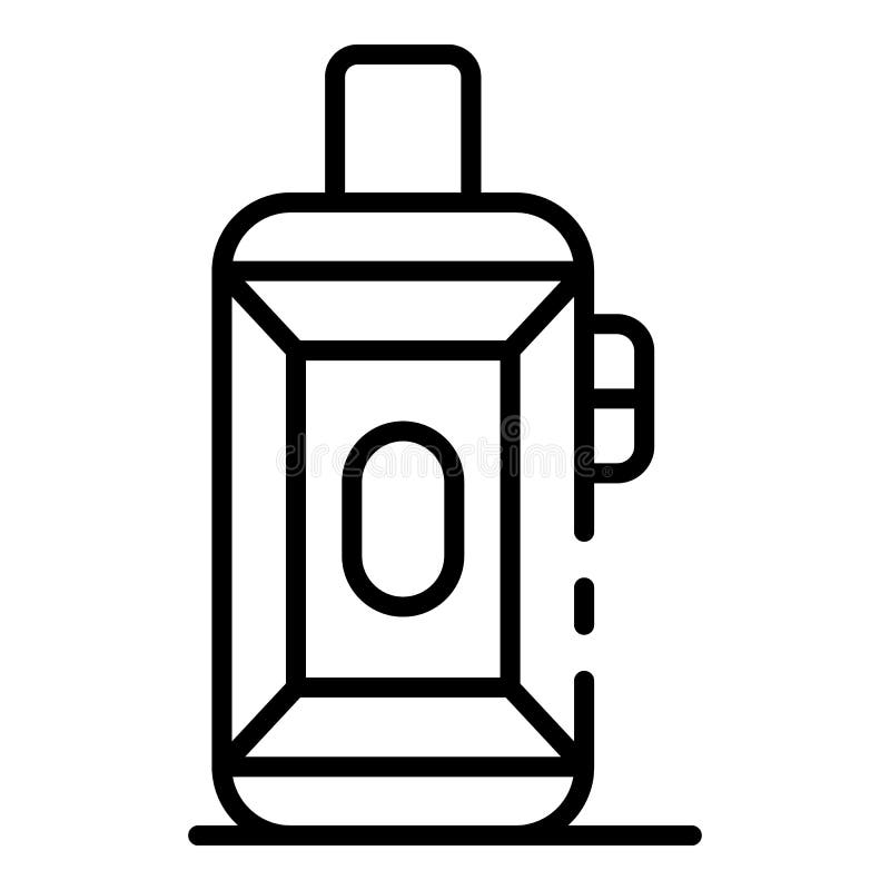 Vaping Box Icon, Outline Style Stock Vector - Illustration of ...