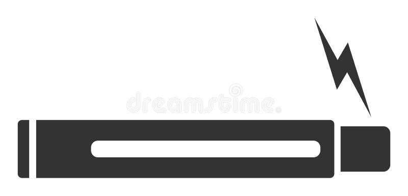 Flat Vector Vaping Device Icon Stock Vector - Illustration of atomizer ...