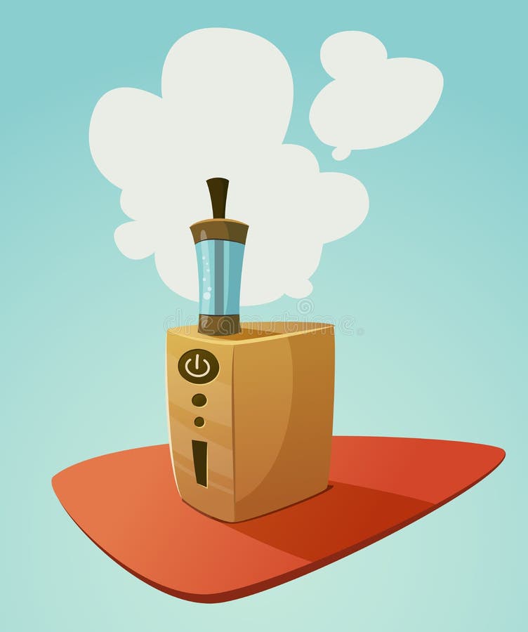 Vaping device mod stock vector. Illustration of coil - 73333394