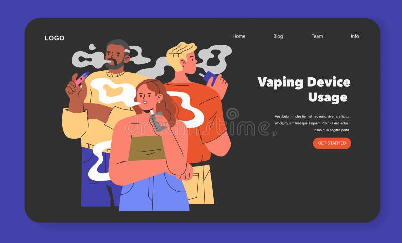 EVALI. Flat Vector Illustration Stock Vector - Illustration of trendy ...