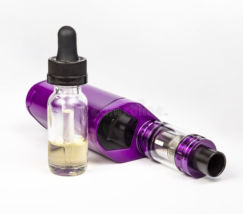 Vaping Device, Electronic Cigarette, Nicotine Free Vape Isolated on the ...